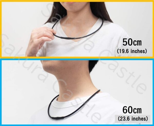 PIP Magneloop MAX 200 Strong Magnetic Power For Neck Pain, Stiffness Black 60cm - SAKURA CASTLE